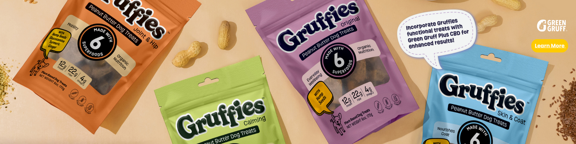 Green Gruff Dog Chews For Total Dog Health